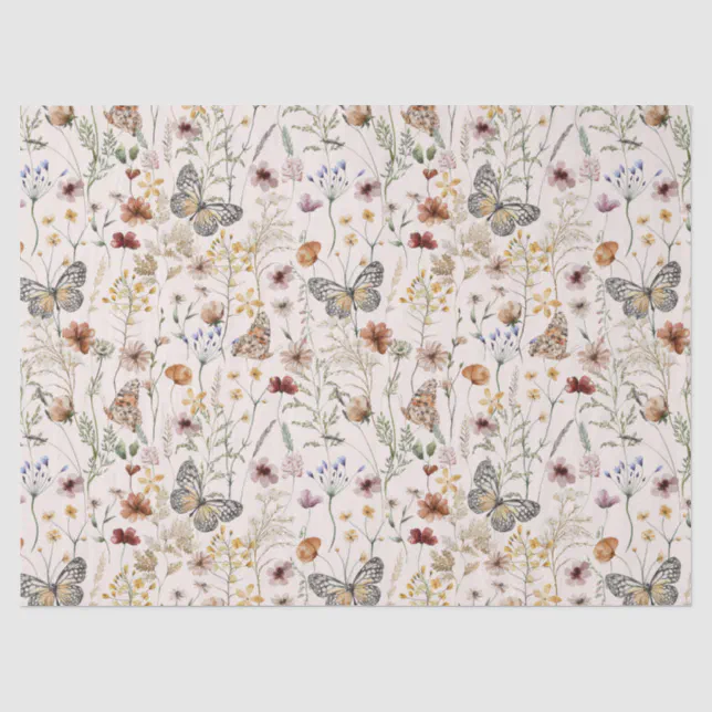 Wildflower Tissue Paper | Zazzle