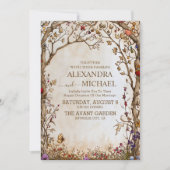 Wildflower Wedding Rustic Floral Invitation | Zazzle