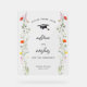 Wildflowers Advice & Wishes Graduation Table Sign | Zazzle