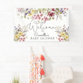 Wildflowers Baby Shower Banner | Zazzle