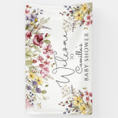Wildflowers Baby Shower Banner | Zazzle