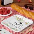 Wildflowers Boho Graduation Party Paper Plates | Zazzle