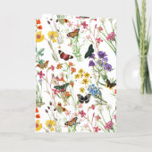 Wildflowers Butterflies Wedding Order of Service Program | Zazzle