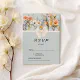 Wildflowers garden botanical floral RSVP Invitation | Zazzle