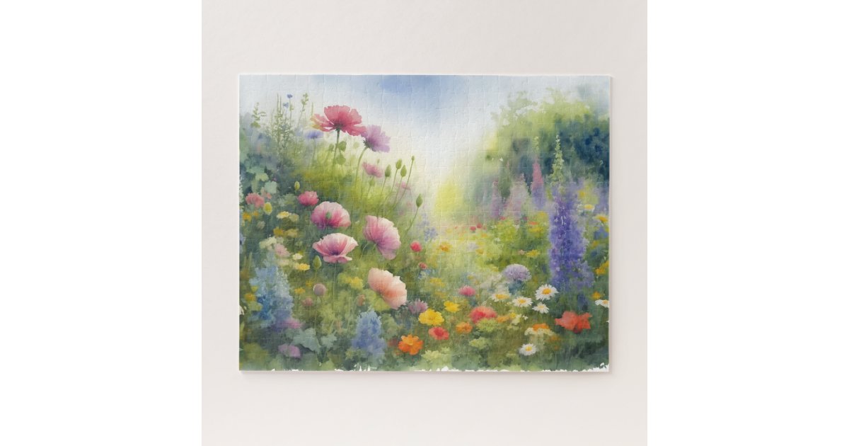 Wildflowers Jigsaw Puzzle | Zazzle