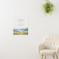 Wildflowers Meadow and Meadow Wedding Welcome Sign | Zazzle