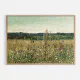 Wildflowers. Oil on Canvas. Vintage meadow Poster | Zazzle
