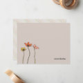 Wildflowers Stationery Note Card | Zazzle