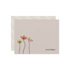 Wildflowers Stationery Note Card | Zazzle