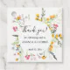 Wildflowers thank you Favor Tags | Zazzle
