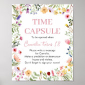Wildflowers Time Capsule Poster | Zazzle