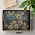 Wildflowers & Wild West, Skull & Blooms Decoupage Tissue Paper | Zazzle