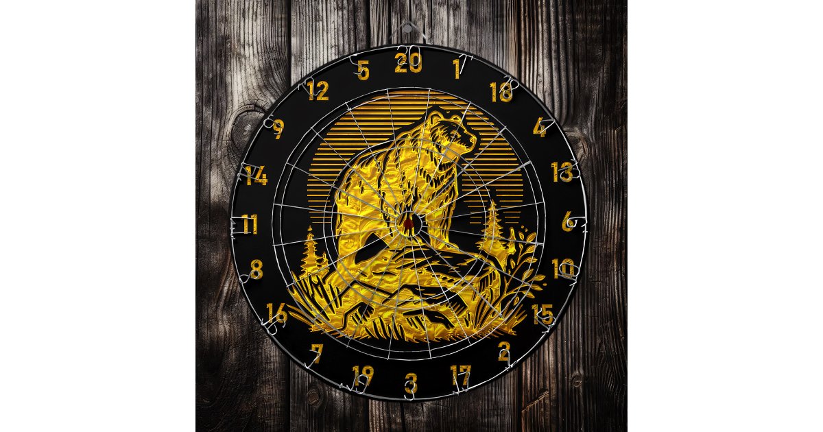 Wildlife-Inspired Dart Board Magic | Zazzle