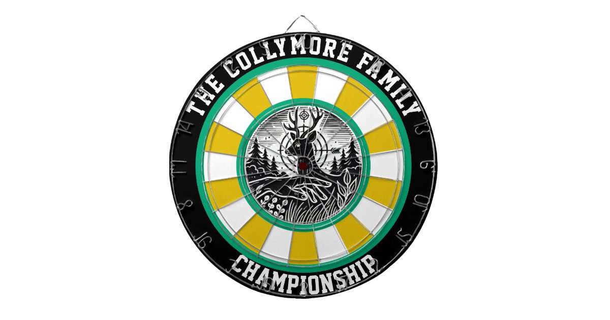 Wildlife-Inspired Deer Target Design Dart Board | Zazzle