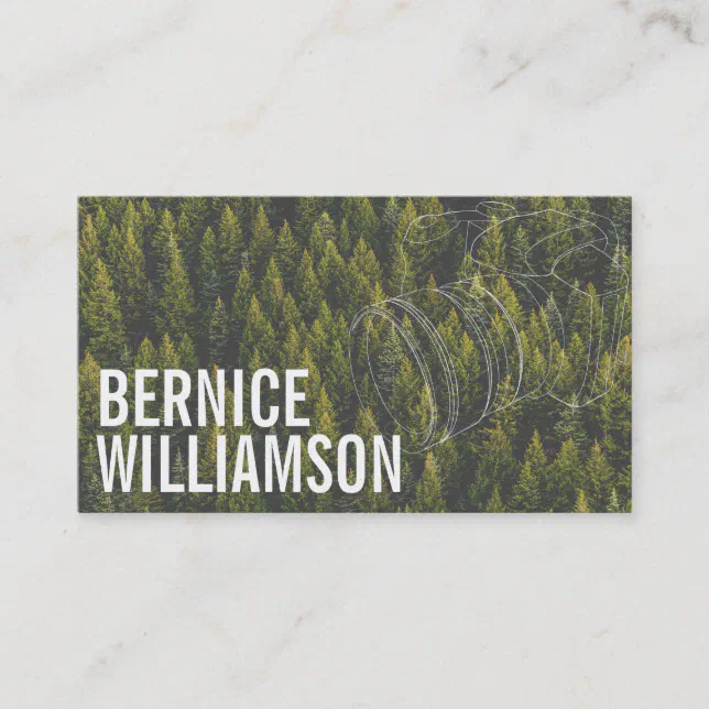 Wildlife Photographer | Forrest Business Card | Zazzle