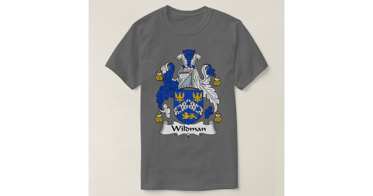 Wildman Coat of Arms Family Crest T-Shirt | Zazzle