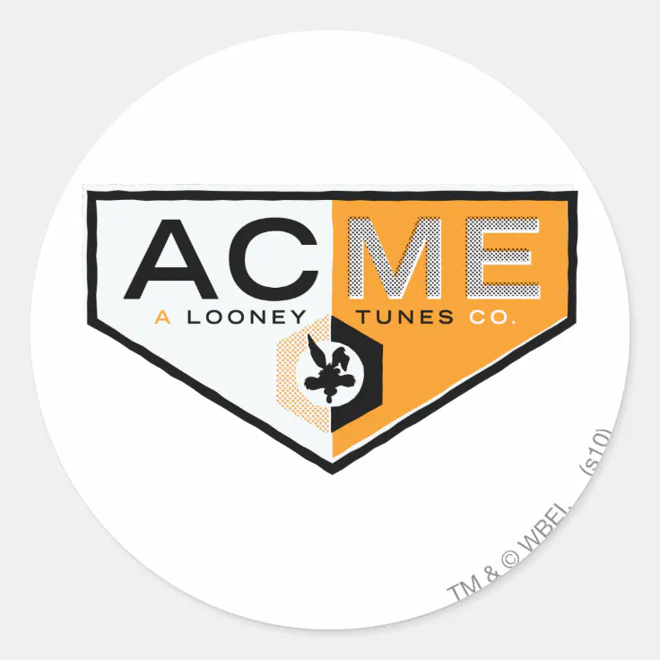 Wile E Coyote Acme 2 Classic Round Sticker | Zazzle