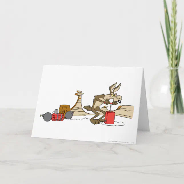 WILE E. COYOTE™ ACME TNT CARD | Zazzle