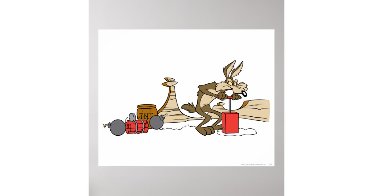 WILE E. COYOTE™ ACME TNT POSTER | Zazzle