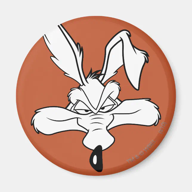 WILE E. COYOTE™ Happy Head Shot Magnet | Zazzle