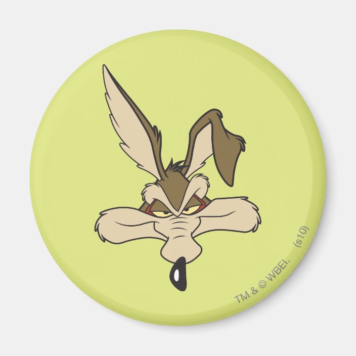 Wile E. Coyote Pleased Head Shot Magnet | Zazzle.com
