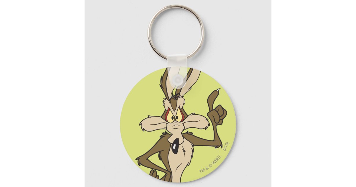 WILE E. COYOTE™ Standing Tall Keychain | Zazzle