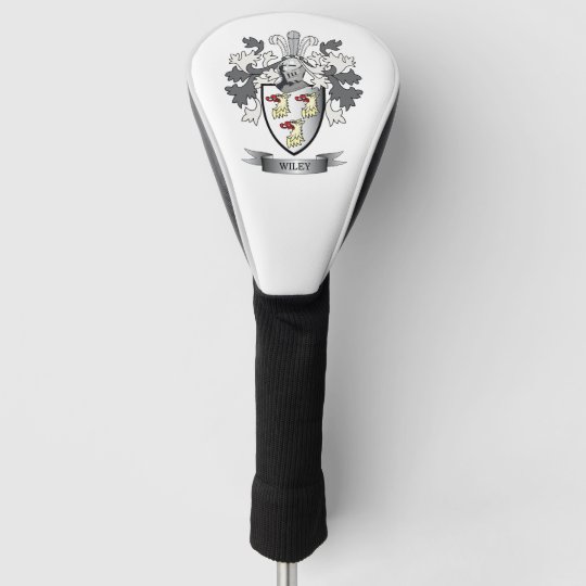 Wiley Family Crest Coat of Arms Golf Head Cover | Zazzle.com