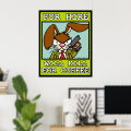 Will Kill for Coffee Poster | Zazzle