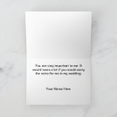 Will You be my Coin Bearer Request Card | Zazzle