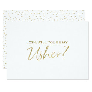 Usher Invitations | Zazzle