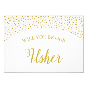Usher Invitations | Zazzle