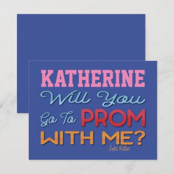 Will You Go To Prom With Me? Monogram | Zazzle