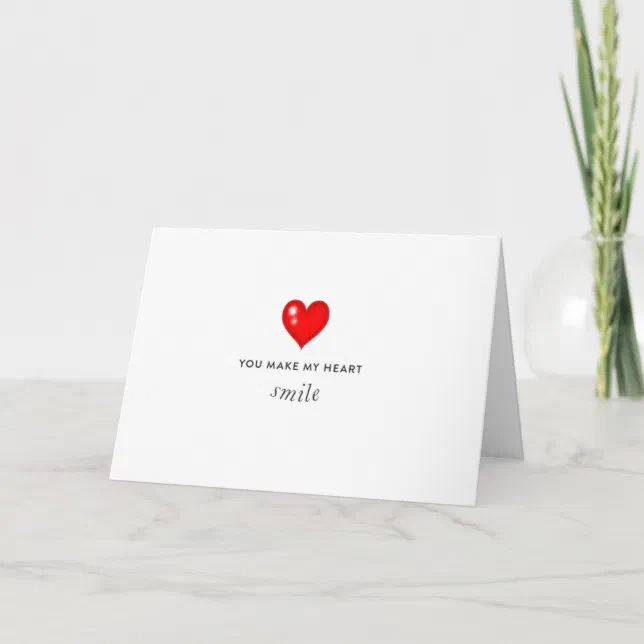 WILL YOU ***MARRY ME*** MAKE MY HEART SMILE 4EVER CARD | Zazzle