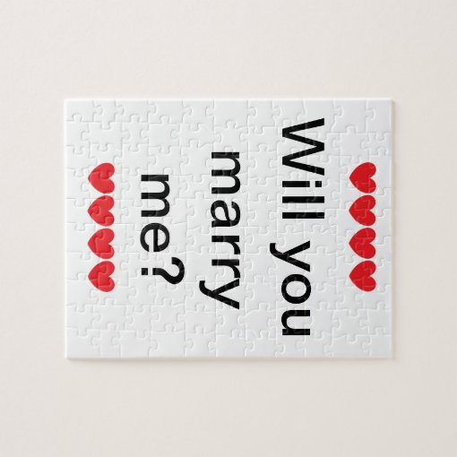 "Will You Marry Me?" Puzzle | Zazzle