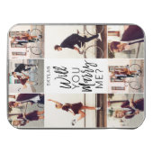 Will You Marry Me Script & Custom Photo Collage Jigsaw Puzzle | Zazzle