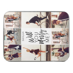 Will You Marry Me Script & Custom Photo Collage Jigsaw Puzzle | Zazzle