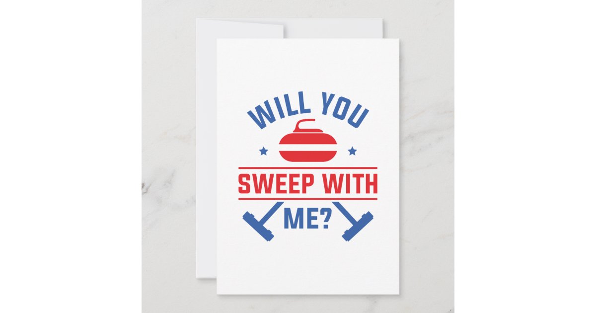 Will You Sweep With Me Thank You Card | Zazzle