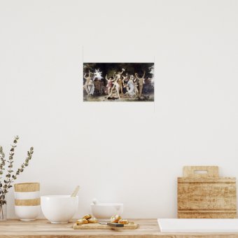 William-Adolphe Bouguereau-The Youth of Bacchus Poster | Zazzle