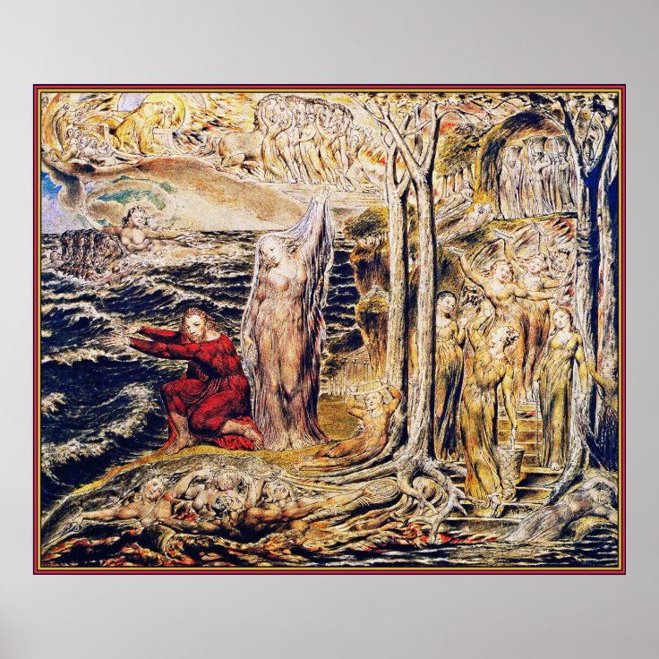 William Blake: De Antro Nympherum [Cave of Nymphs] Poster | Zazzle