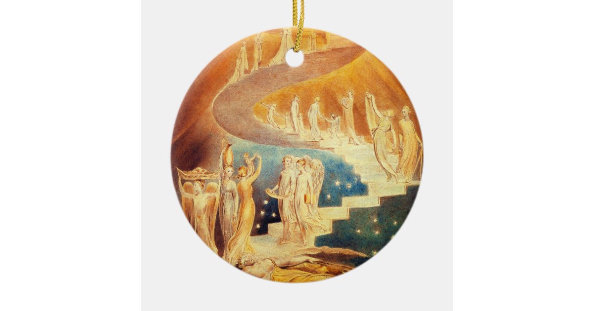 William Blake Jacob’s Ladder Ornament | Zazzle