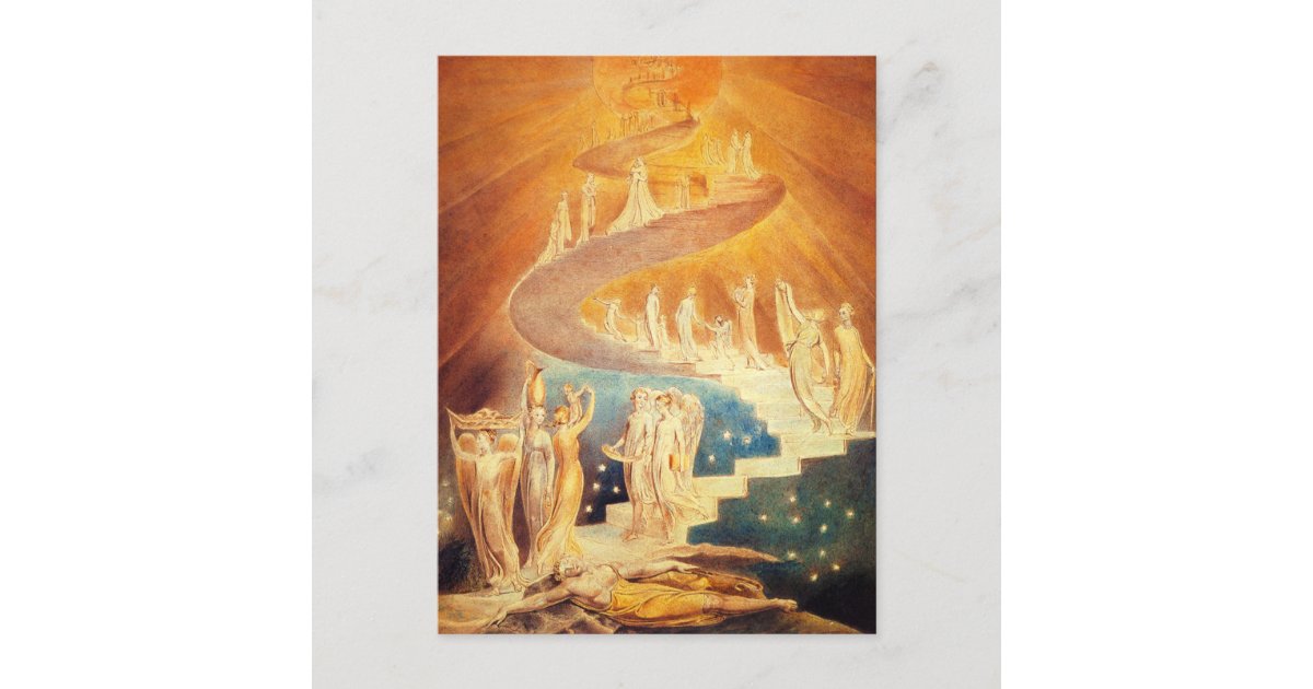 William Blake Jacob’s Ladder Postcard | Zazzle