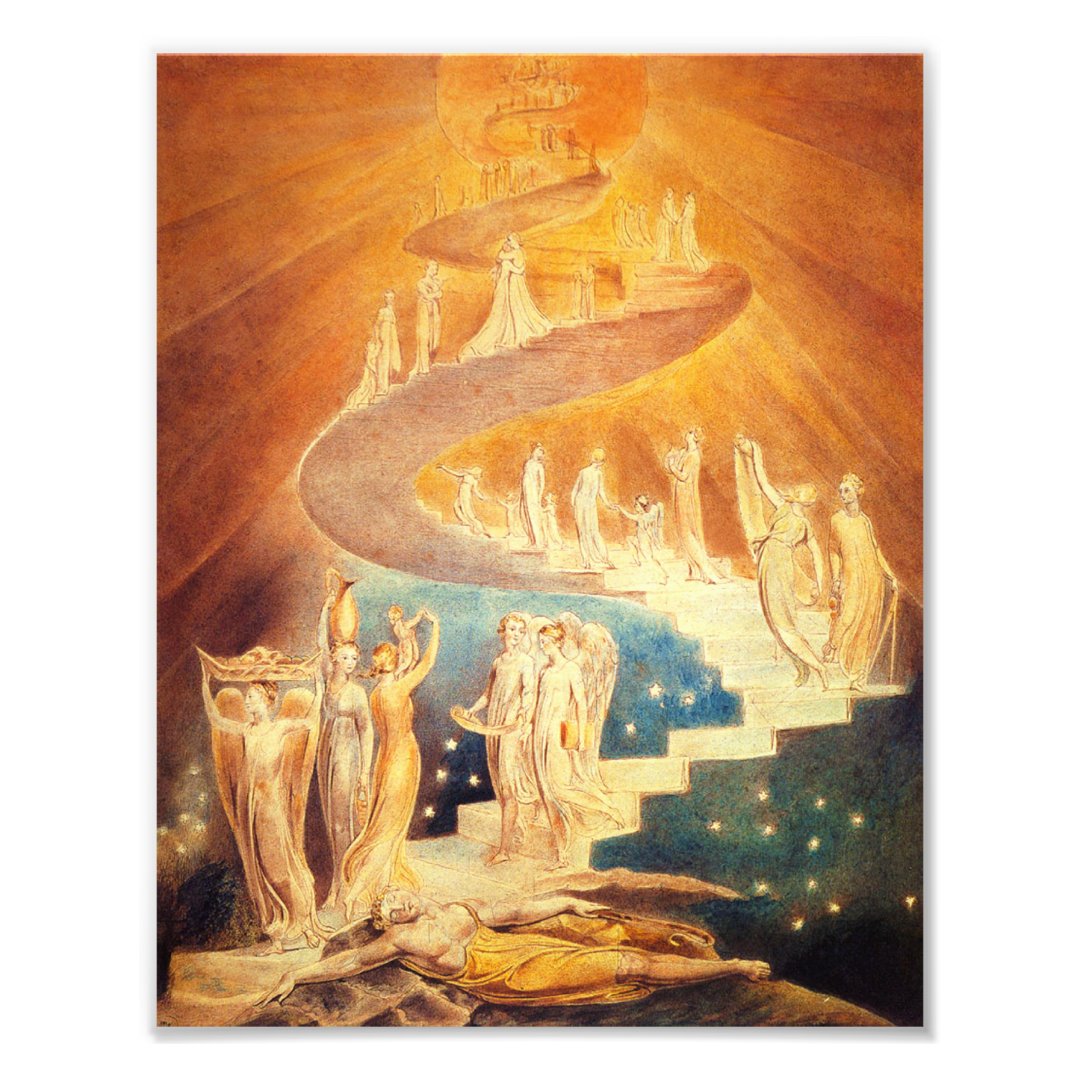 William Blake Jacob’s Ladder Print | Zazzle