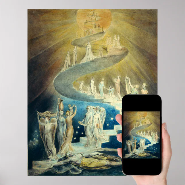 William Blake Jacob's Ladder Poster | Zazzle