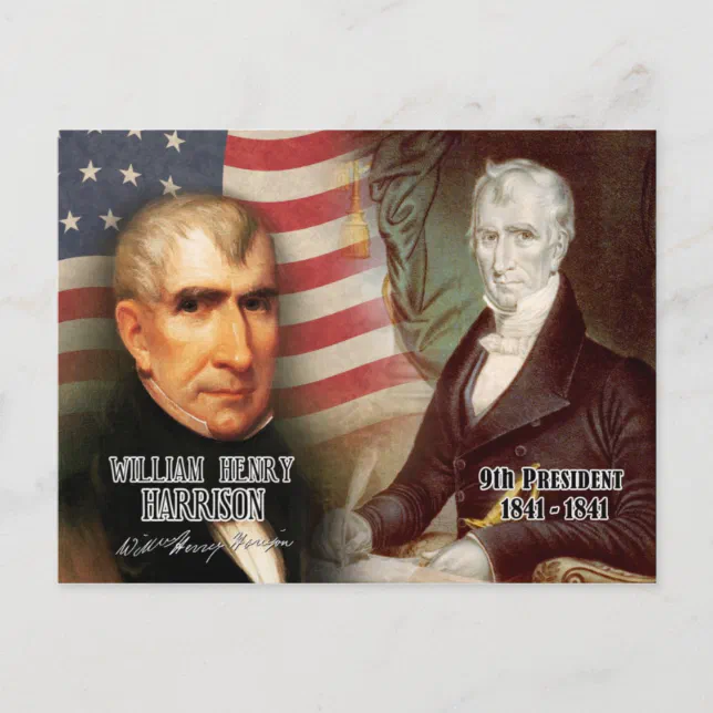 William Henry Harrison - 9th President of the U.S. Postcard | Zazzle