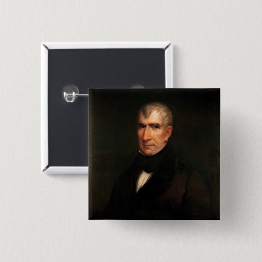 William Henry Harrison Button | Zazzle