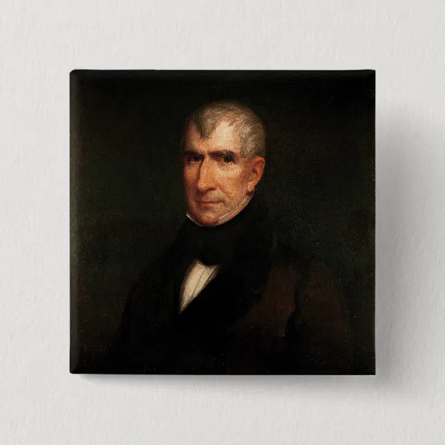 William Henry Harrison Button | Zazzle