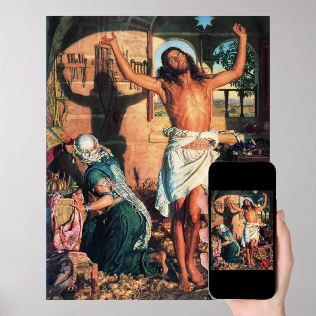 William Holman Hunt The Shadow of Death Poster | Zazzle