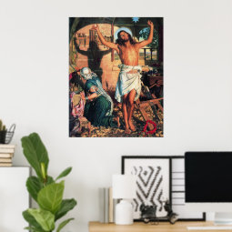 William Holman Hunt The Shadow of Death Poster | Zazzle