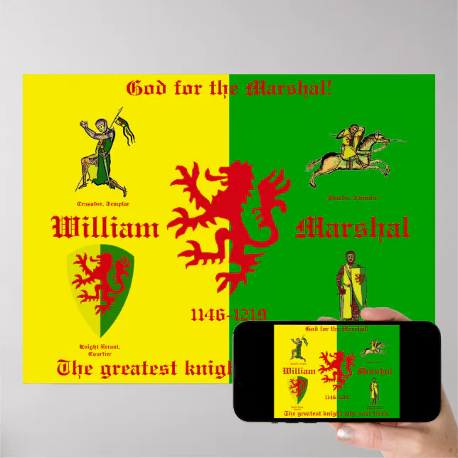 William Marshal Poster | Zazzle