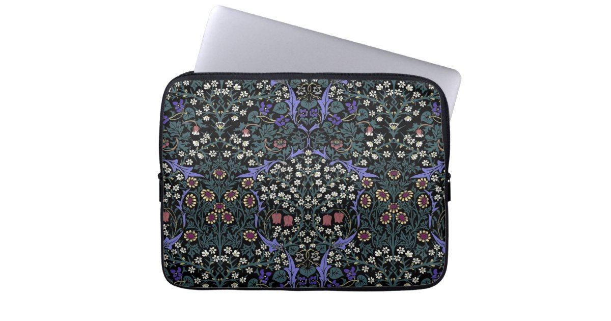 William Morris Blackthorn Victorian Wallpaper Laptop Sleeve | Zazzle